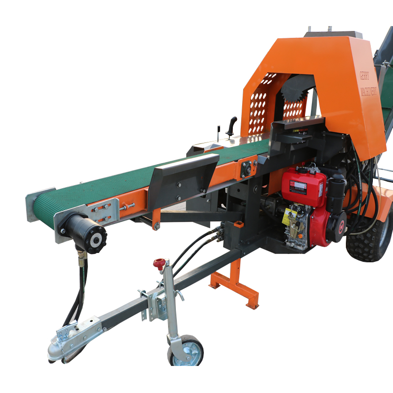 Heavy-Duty 20T Firewood Cutting And Log Splitting Processor Factory ...